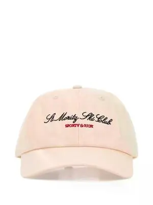 Sporty & Rich St. Moritz Ski Club Baseball Cap - Neutrals