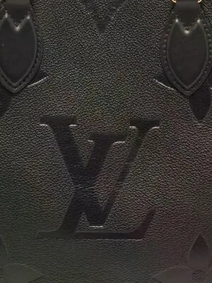 LOUIS VUITTON Mm On The Go Monogram Empreinte Tote Bag