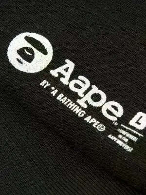 AAPE BY *A BATHING APE Ribbed Embroidered Socks