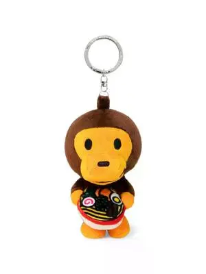 A BATHING APE Baby Milo Plush Keychain - Brown
