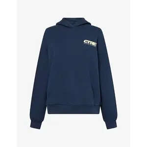 THE COUTURE CLUB Ctre Sport Logo-print Cotton Hoody - Navy