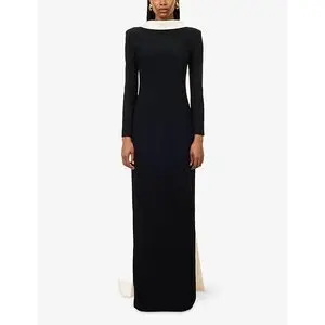 Sabina Bilenko The Hadley Silk Crepe De Chine Gown