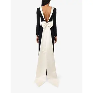 Sabina Bilenko The Hadley Silk Crepe De Chine Gown