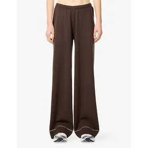 THE COUTURE CLUB Straight-leg Knitted Trousers