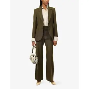 Victoria Beckham Alina Straight-leg Woven Trousers