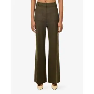 Victoria Beckham Alina Straight-leg Woven Trousers