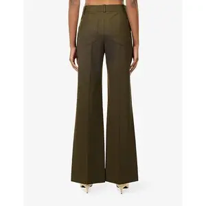 Victoria Beckham Alina Straight-leg Woven Trousers