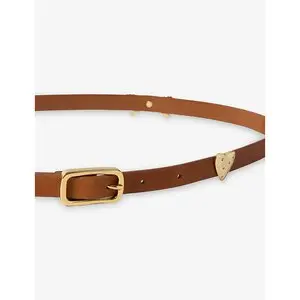 Claudie Pierlot Leather Charm Belt