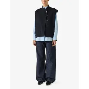 Soeur Adeline Boxy Wool-blend Gilet