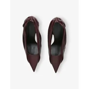 Khaite Eve 85 Leather Pumps