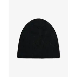 THE ROW Plyne Cashmere Beanie Hat - Black