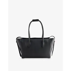 Sacai Lock Grain Leather Shoulder Bag - Black