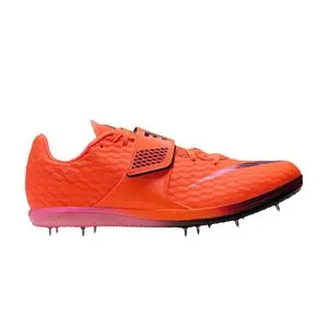 Nike High Jump Elite Track & Field Jumping Spikes 'hyper Crimson Bordeaux Hyper Orange Pink Spell - Red