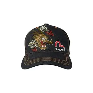 PALACE X Evisu Denim Trucker Hat 'indigo