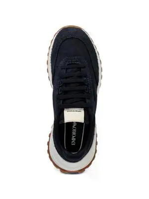 Emporio Armani Eagle Club Capsule Collection Suede Sneakers