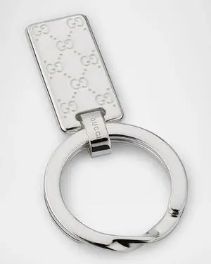 Gucci Apos;s Signature Sterling Keyring