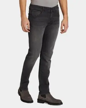 7 For All Mankind Apos;s Slimmy Taper Jeans - Washedblk