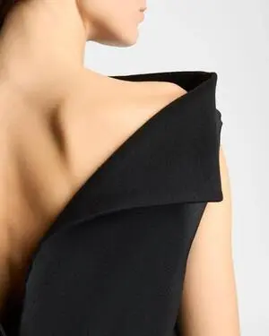 Balenciaga Vareuse Structured Sleeveless Mini Dress