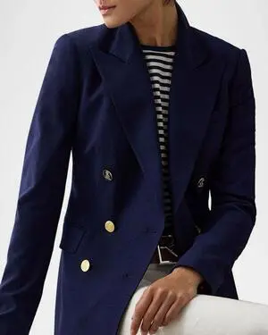 Ralph Lauren Camden Wool Crepe Jacket