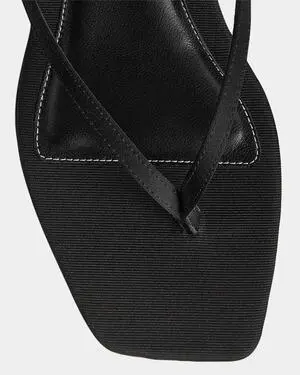 TOTÊME 35mm Satin Slingback Flip Flops