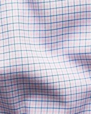 Eton Apos;s Micro-check Slim-fit Cotton Twill Shirt - Pink