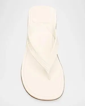 Bottega Veneta 50mm Sampieri Kitten-heel Sandals - Alabaster