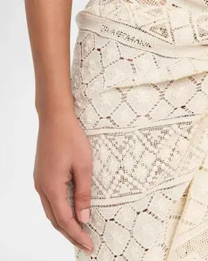 Zimmermann Woven Cotton Pareo Coverup - Cream