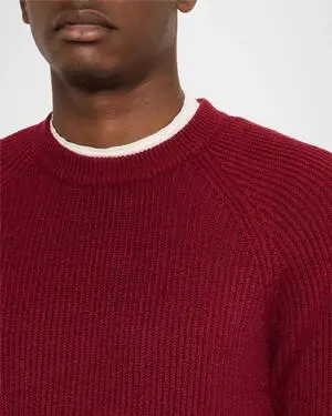 Brunello Cucinelli Apos;s Cotton Rib Crewneck Sweater - Cher