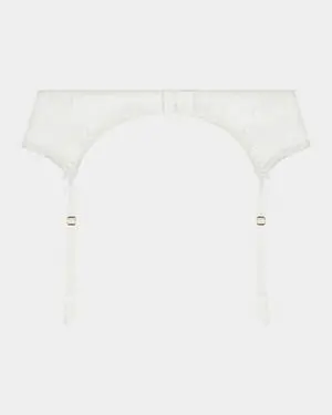 Lise Charmel Sublime Organza Embroidered Lace Suspender Belt