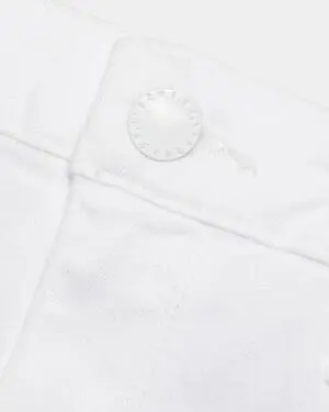 L & APOS;AGENCE Sneeki Low-rise Straight-leg Jeans - Blanc