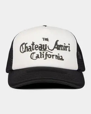 Amiri Apos;s Chateau Trucker Hat - Alabaster/