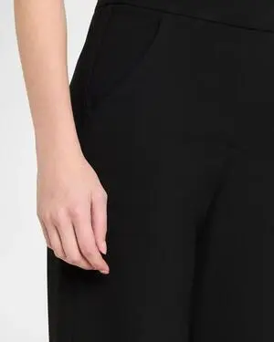 Veronica Beard Tonelli Wide-leg Pants Black