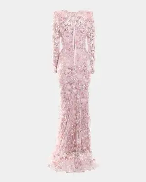 ZHIVAGO The Death Of Roses Embellished Gown