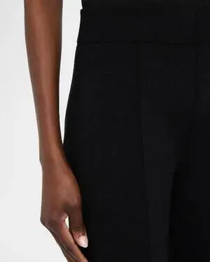Lafayette 148 New York Thomas Cuffed Pintuck Straight-leg Pants
