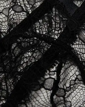 Kiki De Montparnasse Mon Cherie Lace Bra - Black