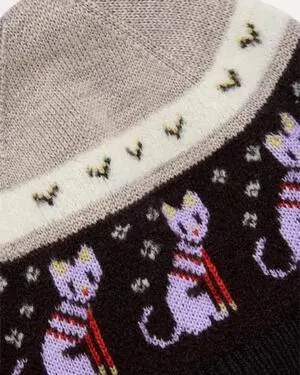 Loewe X Louis Wain Futurist Cat Beanie