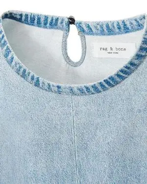 Rag & Bone Rb Miramar Kelly Mini T-shirt Dress - Seaside