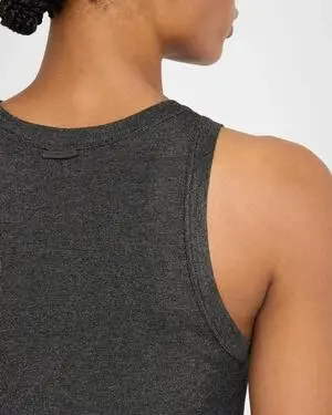 Brunello Cucinelli Shimmering Knit Sleeveless Blouse