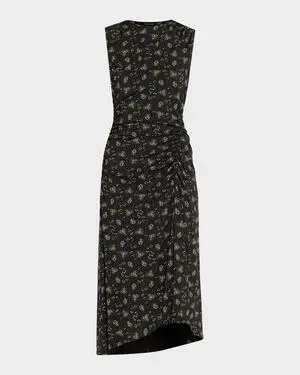 Veronica Beard Theodora Sleeveless Midi Dress