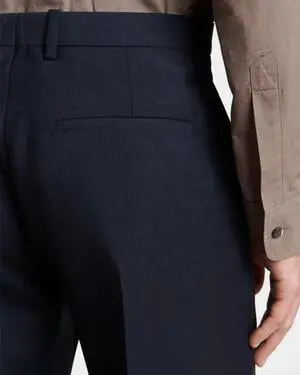 JIL SANDER Apos;s Wool Blend Wide-leg Trousers - Dark Blue