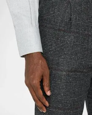 Brunello Cucinelli Glen Plaid Silk-wool Blend Suit - C233 Charc