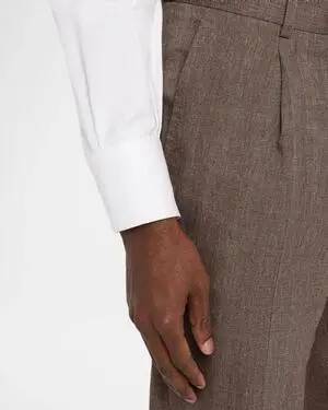 Brunello Cucinelli Apos;s Linen And Wool Herringbone Two-piece Suit - C009 Light