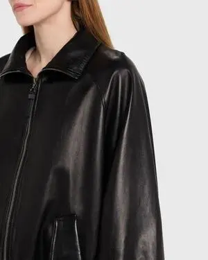 Brunello Cucinelli Leather Zip-front Jacket