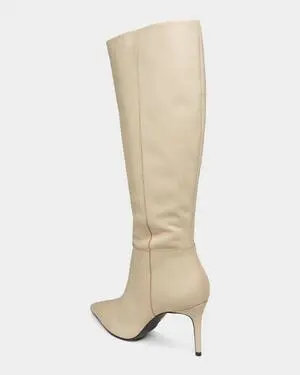 Schutz Mikki 90mm Leather Stiletto Boots