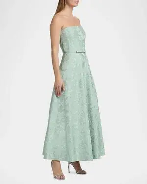 SACHIN BABI Darian Floral Cloqué Maxi Dress