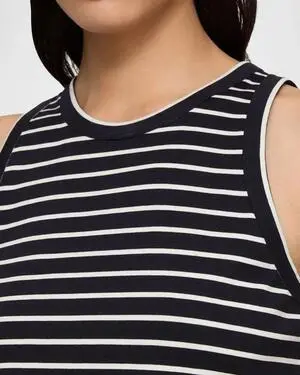 Lafayette 148 New York Striped Racerback Tank