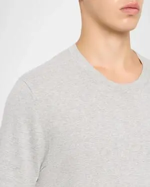 Rails Apos;s Mason Cotton-cashmere Crewneck T-shirt - Heather Grey