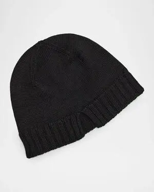 Bottega Veneta Logo Wool Beanie