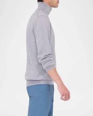 Bugatchi Apos;s Wool Turtleneck Sweater - Platinum