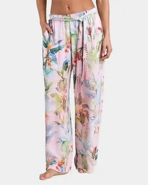 L & APOS;AGENCE Colorful Palm Geraldine Pants